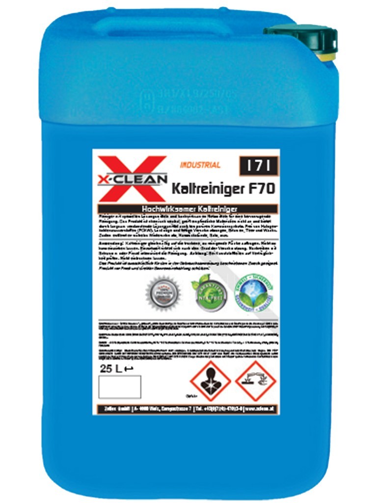 Kaltreiniger F 70 - XClean - Carwash & Pflege